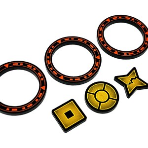 Objective Designation Token Set (rings) for Star Wars Shatterpoint ...
