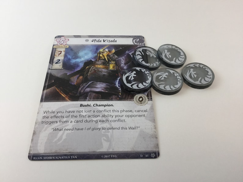 L5R Legend of the Five Rings Acrylic Crab Clan Fate Tokens - Etsy