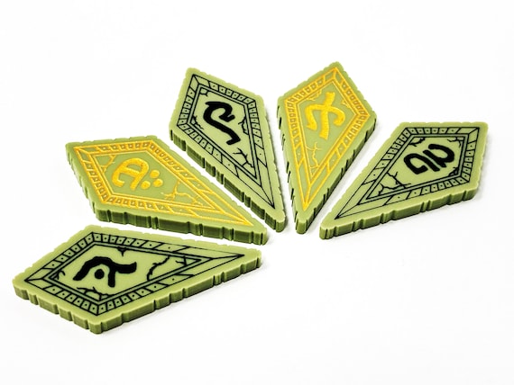 5 X Seal Tokens for Edge of the Earth double Sided Arkham - Etsy