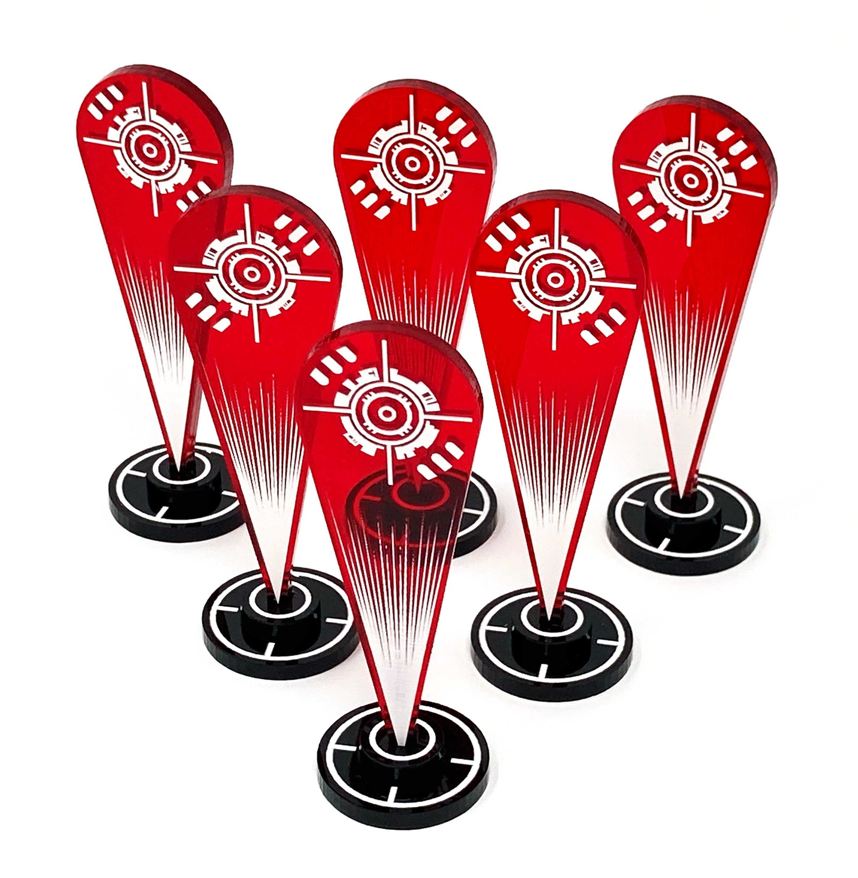 6 X Holographic Objective Tokens double Sided for SW Legion - Etsy