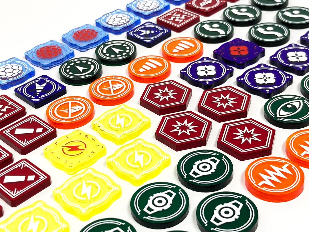 X-wing Token Set - Translucent Series - Star Wars X-wing Compatible - Etsy