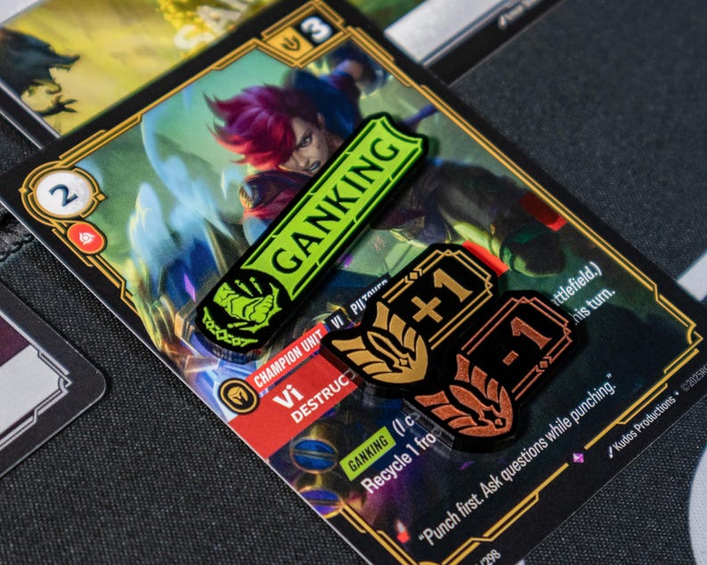 Might Modifier & Buff Tokens - Riftbound TCG - Etsy