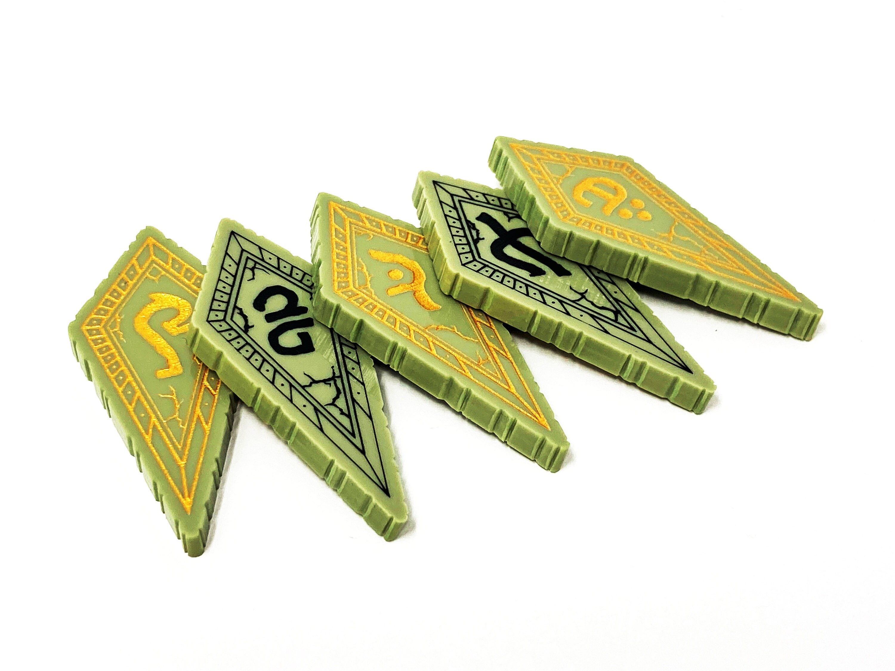 5 X Seal Tokens for Edge of the Earth double Sided Arkham | Etsy