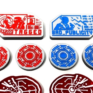 Netrunner TCG - Token Set - Etsy