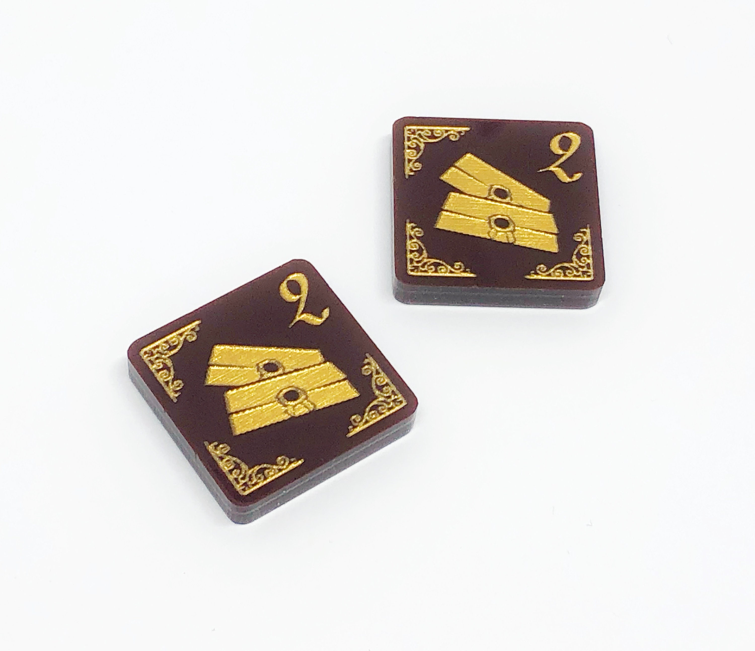 2 X Secret Tokens (double Sided) for Arkham Horror LCG - Etsy UK