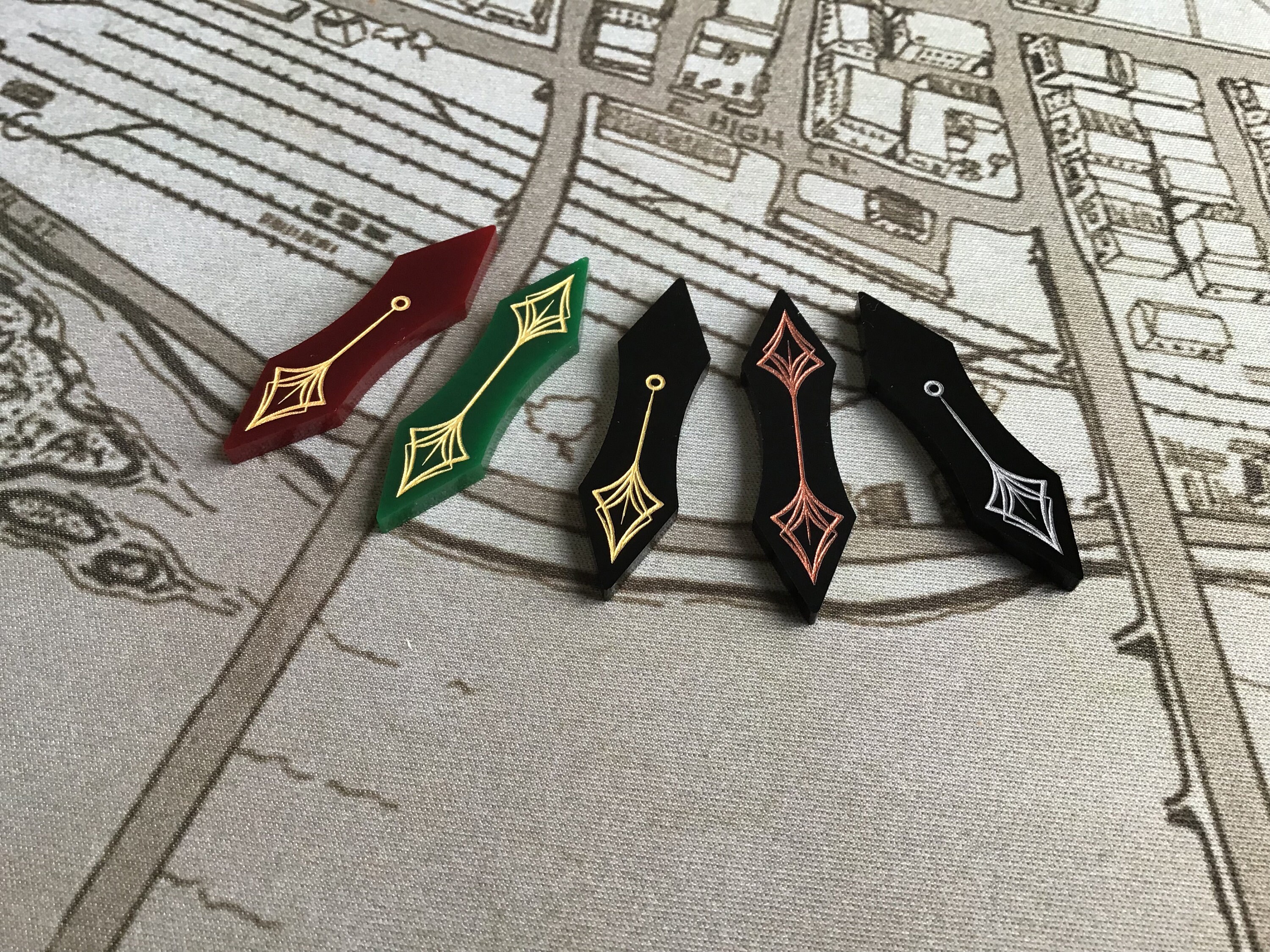 Path Markers double Sided for Arkham Horror LCG Compatible - Etsy