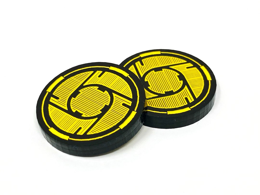 SW Legion Compatible, Acrylic Droidekas Wheel Mode Token (double Sided ...