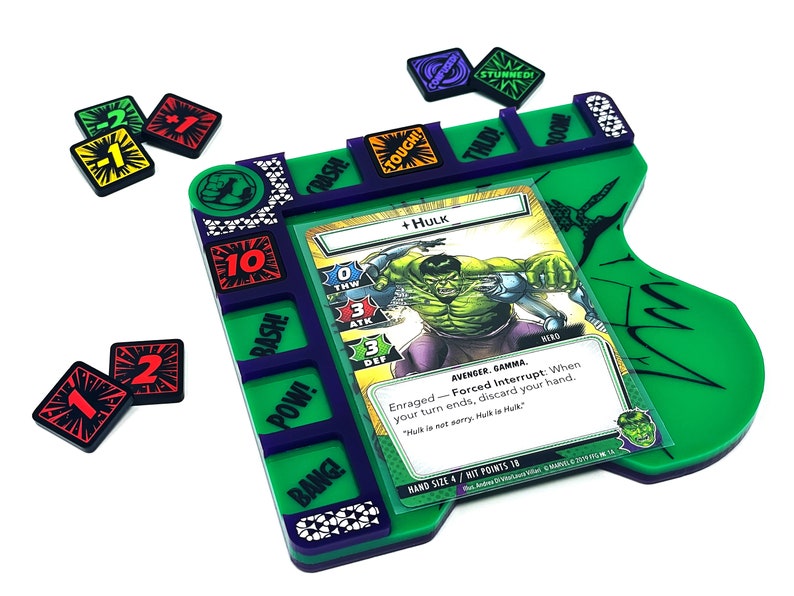 H Themed Hero Board for Marvel Champions LCG Compatible, (tokens NOT ...
