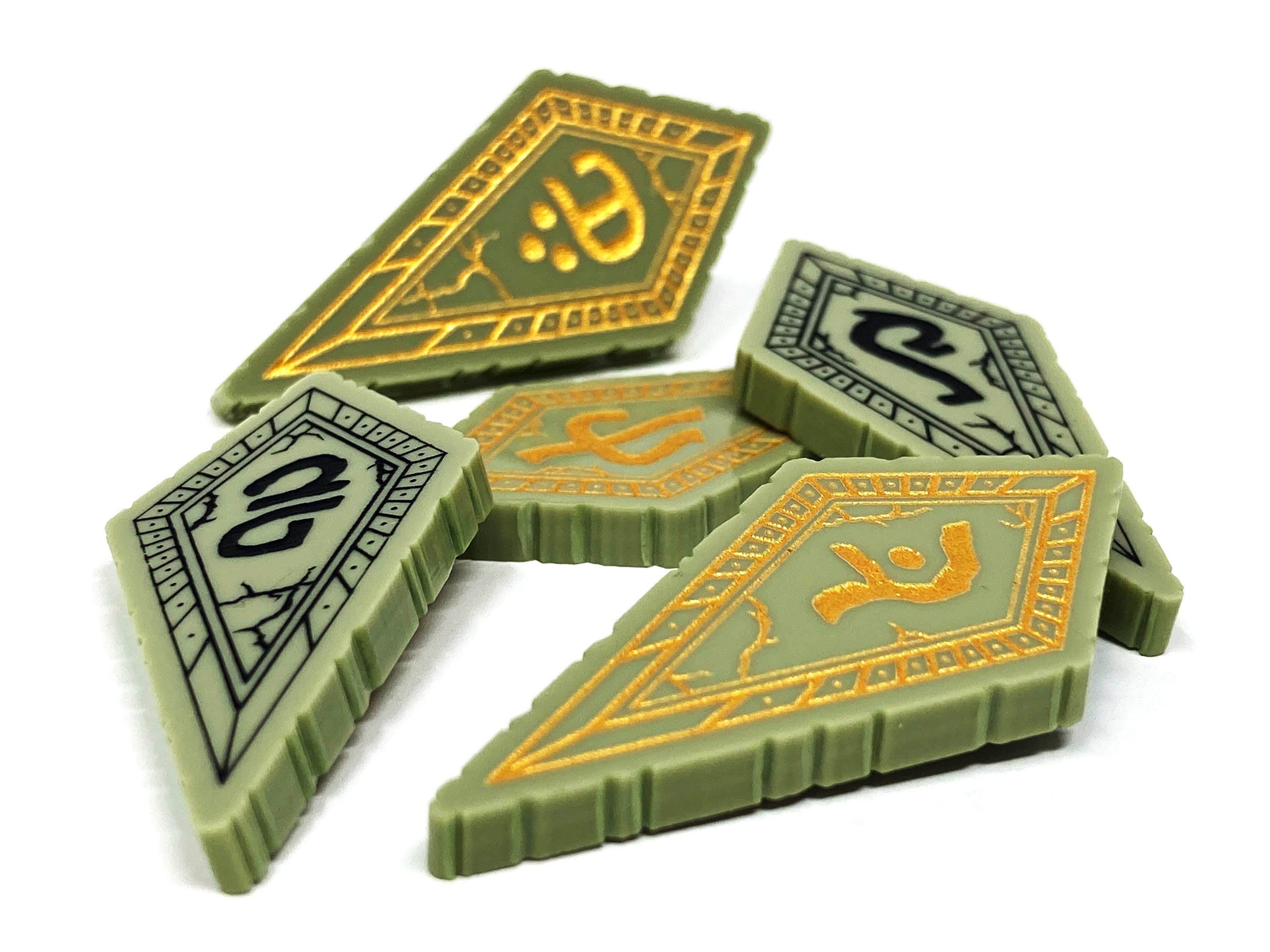 5 X Seal Tokens for Edge of the Earth double Sided Arkham | Etsy