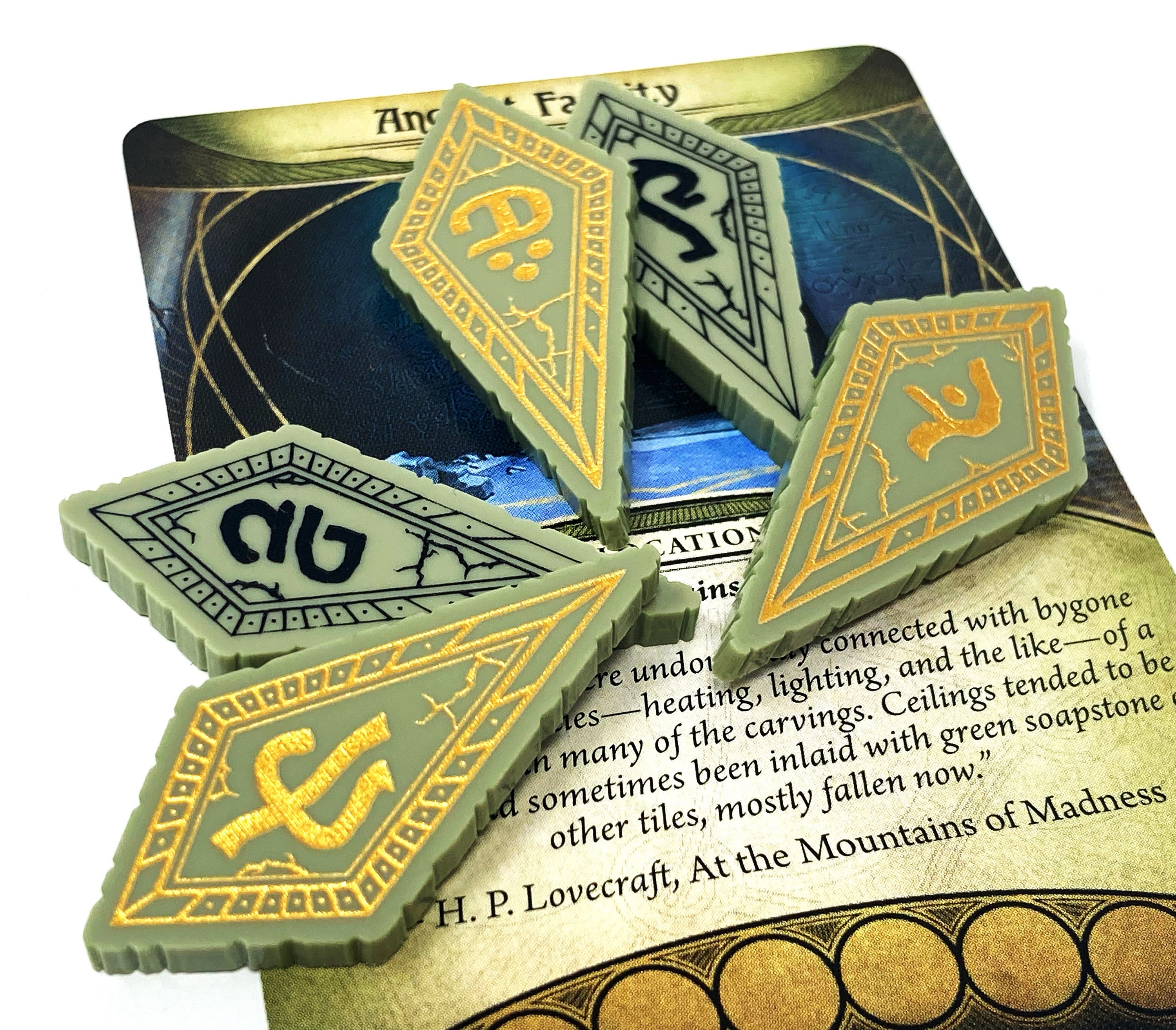 5 X Seal Tokens for Edge of the Earth double Sided Arkham - Etsy