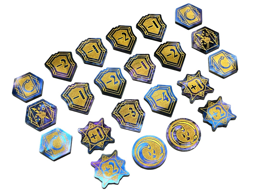 Sorcerer Token Set (double Sided) for Lorcana TCG - Etsy