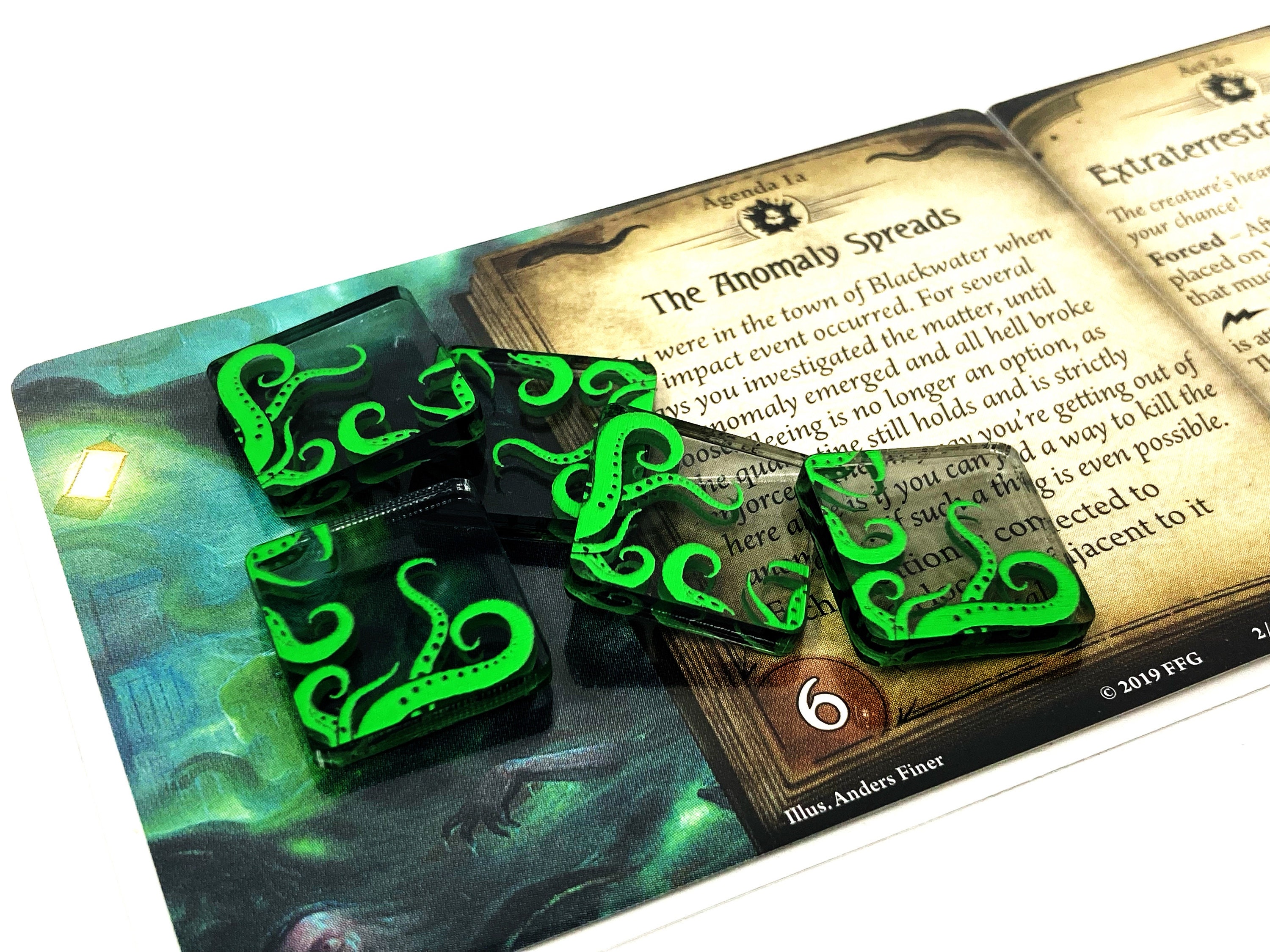 5 X Blob Themed Doom Tokens double Sided for Arkham Horror - Etsy UK