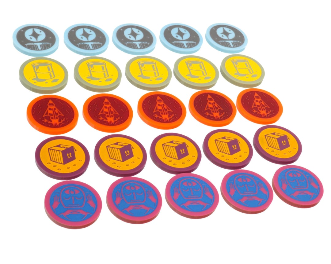 Arcs Compatible Resource Token Set (double Sided) - Etsy