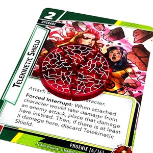 5 X Kinetic Shield Tokens for Marvel Champions LCG, Single Sided - Etsy