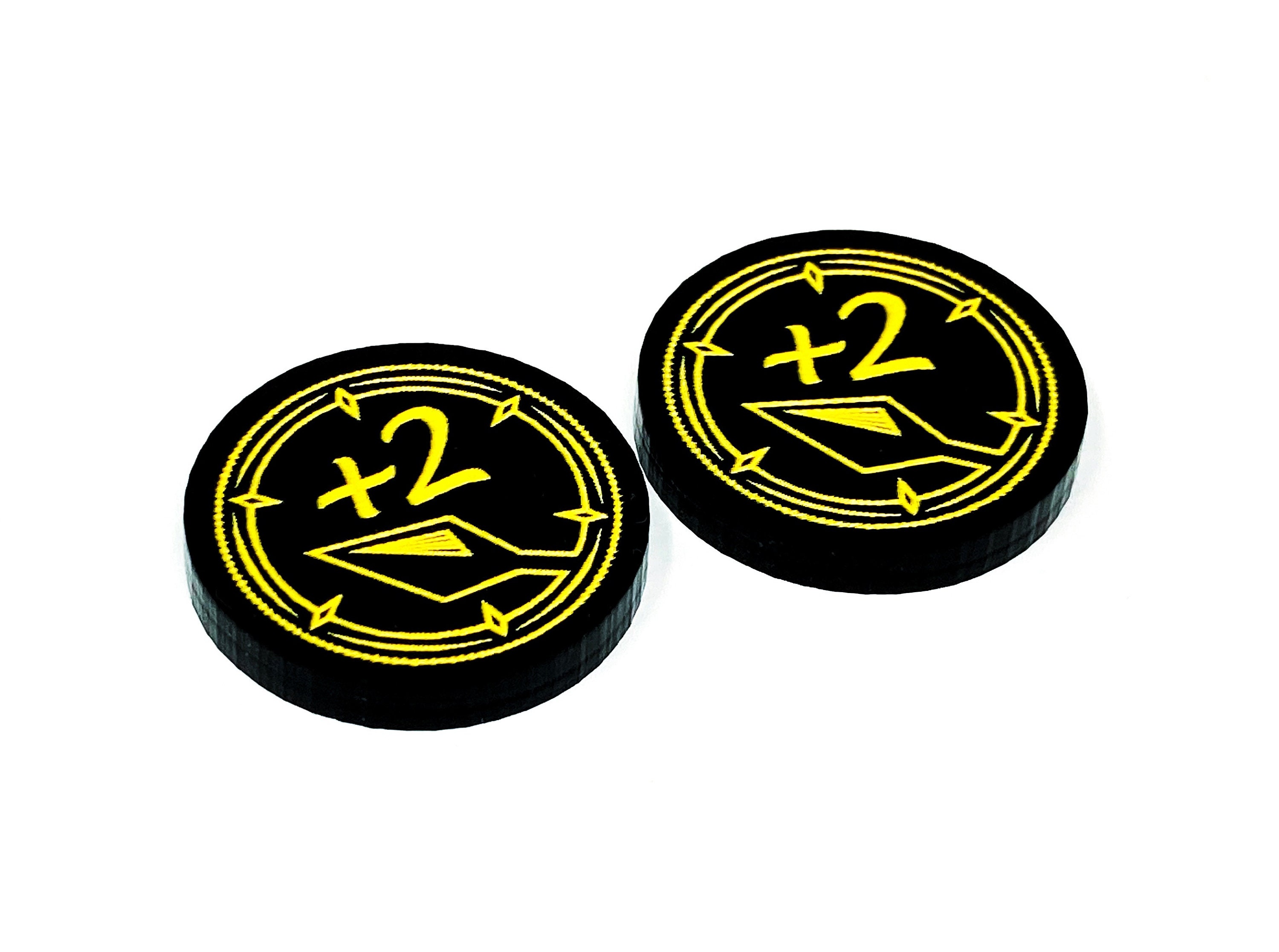 2 X 1/2 Damage Modifier Tokens double Sided for Flesh and - Etsy