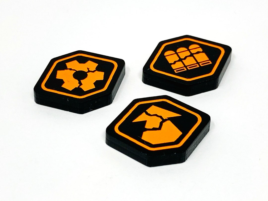 SW Legion Compatible Acrylic Vehicle Damage Token Set - Etsy