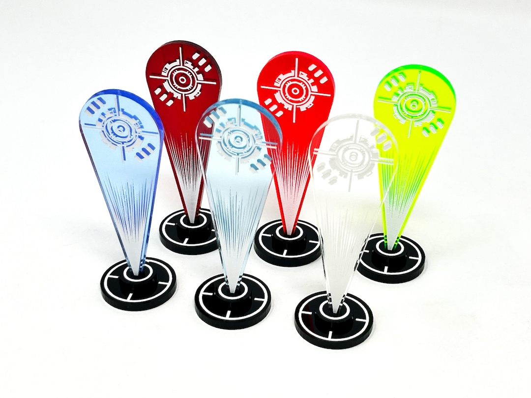 6 X Holographic Objective Tokens (double Sided) for SW Legion - Etsy