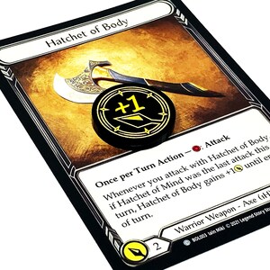 2 X 1/2 Damage Modifier Tokens double Sided for Flesh and Blood TCG - Etsy