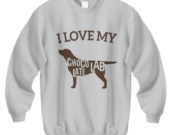 Chocolate Lab Sweatshirt | Etsy