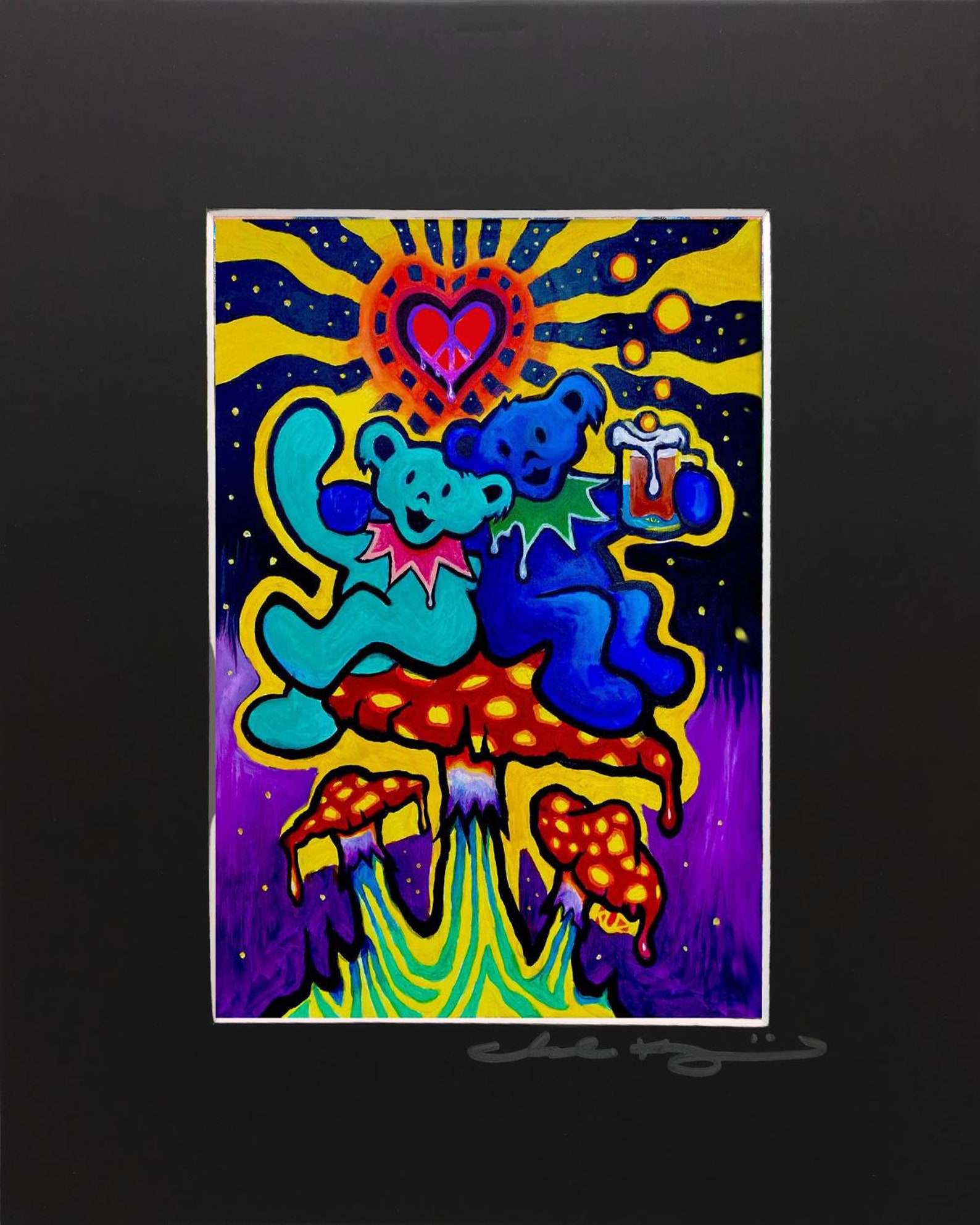 Dead Bear Inspired, Dead, Grateful, Dead Art, Dead Bear, Cosmic Moose ...