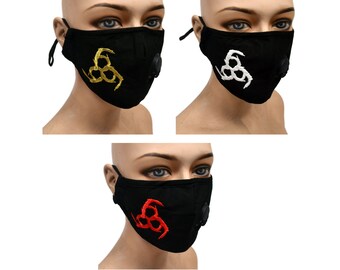 Goth Face Mask | Etsy