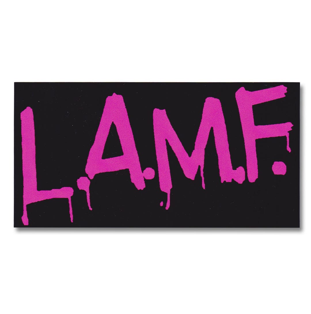 Johnny Thunders & the Heartbreakers Vinyl Sticker L.A.M.F. Punk 1977 ...