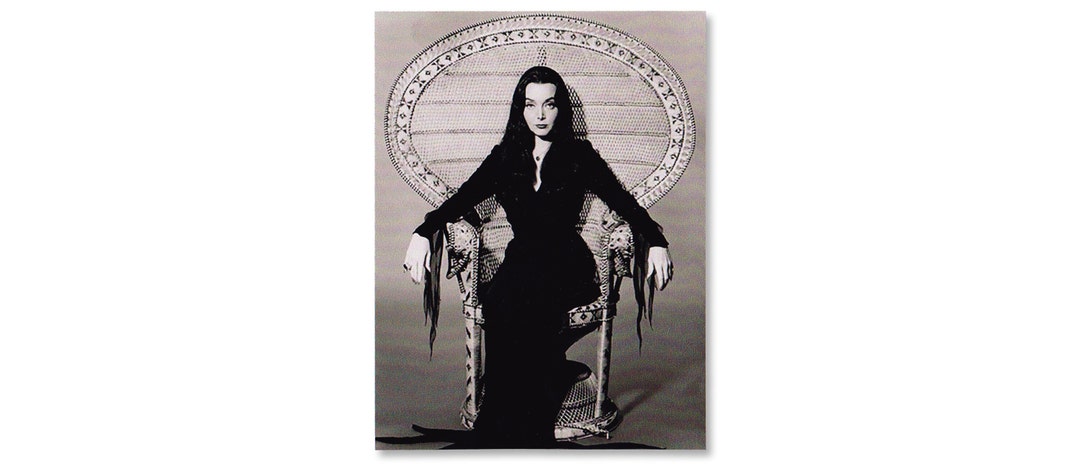Morticia Addams Vinyl Sticker Addams Family B-movie Goth Horror ...