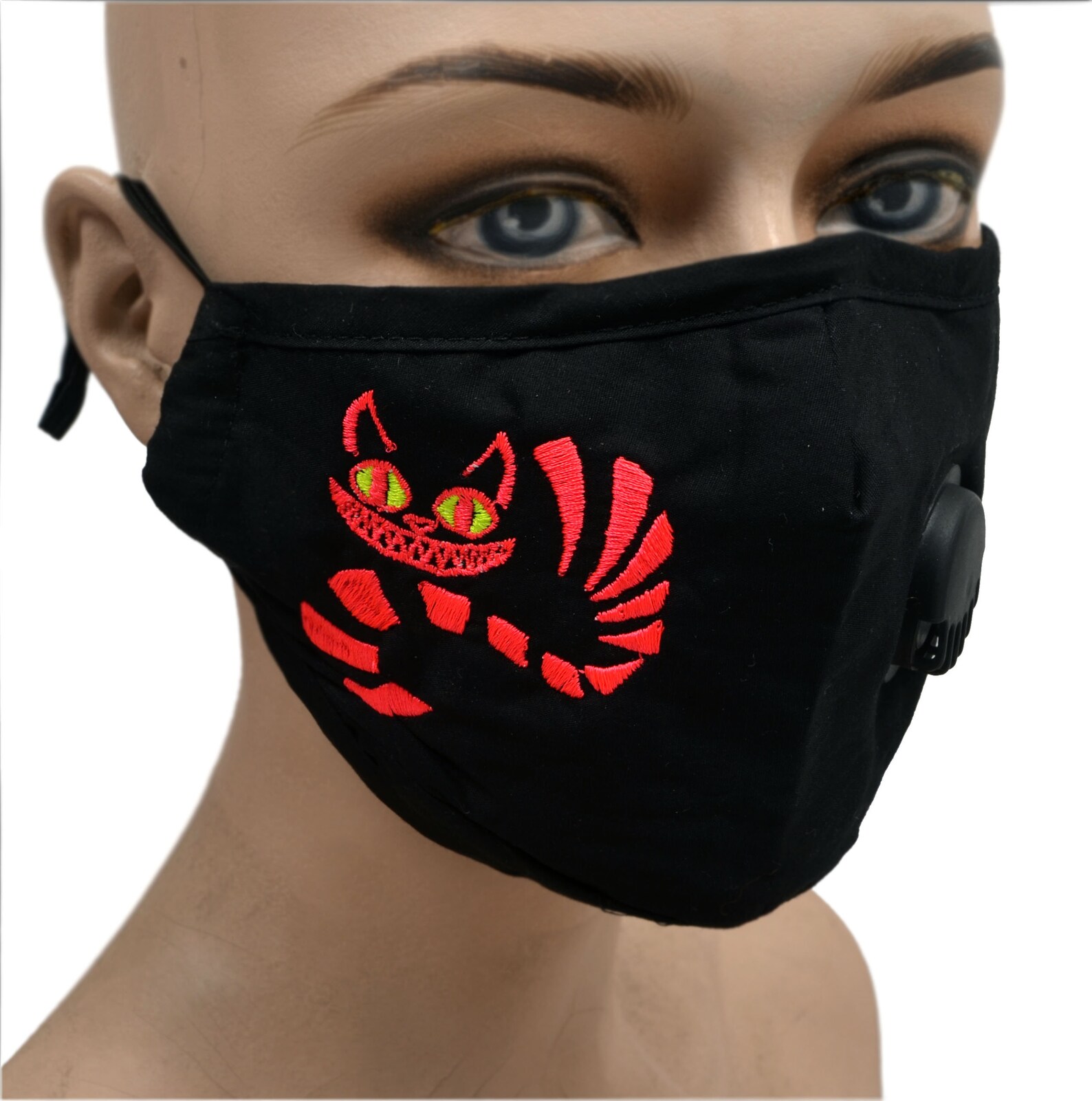 Cheshire Cat Embroidered Face Mask Washable Breathable Nose - Etsy ...