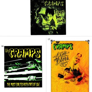 The Cramps Vinyl Sticker Psychobilly Garage Poison Ivy Lux Interior ...