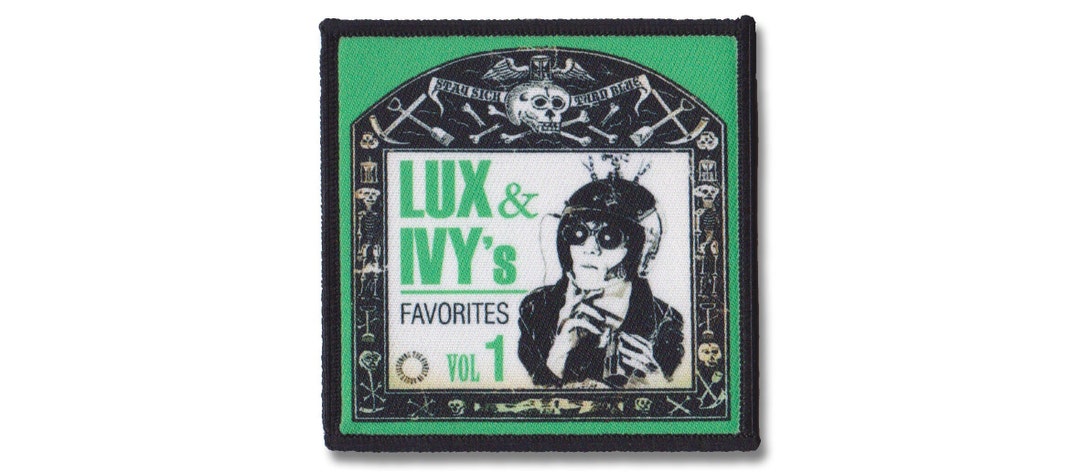 The Cramps Psychobilly Sew-on Patch Lux Interior Poison Ivy Garage Punk ...