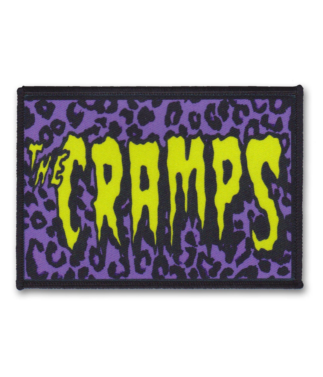 The Cramps Psychobilly Sew-on Patch Garage Punk Purple Leopard Print ...