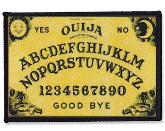Skele Ouija Board Iron on Patch, Embroidered Patch, Spooky Patch, Witchcraft Patch, Gothic Patch ...