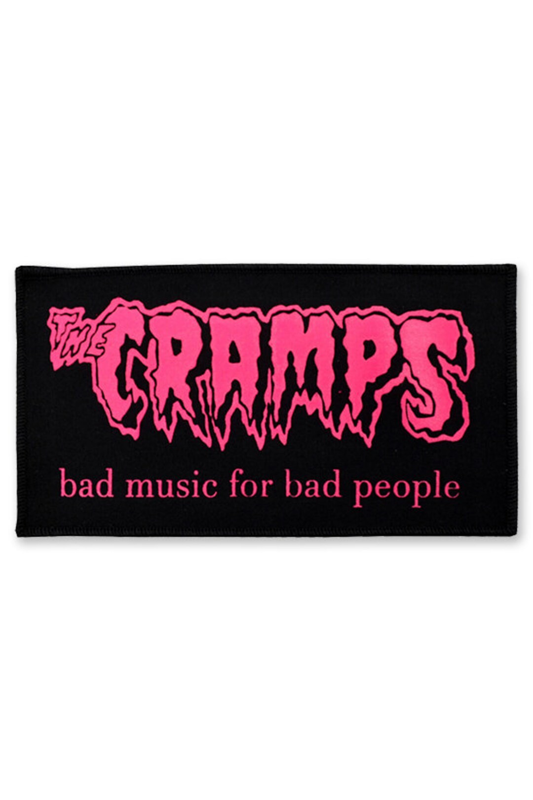 The Cramps Psychobilly Patch Bad Music for Bad People Garage - Etsy