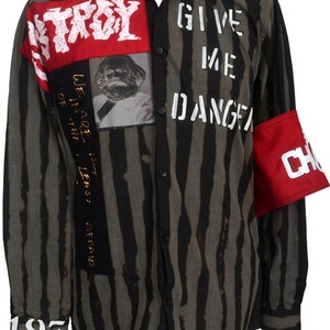 Punk Seditionaries Shirt 1977 Destroy Patch British Chaos Armband Small ...