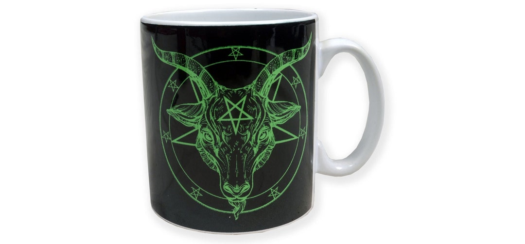 Baphomet Satanic Ceramic Mug Coffee Tea Gothic Halloween Horror Gift ...