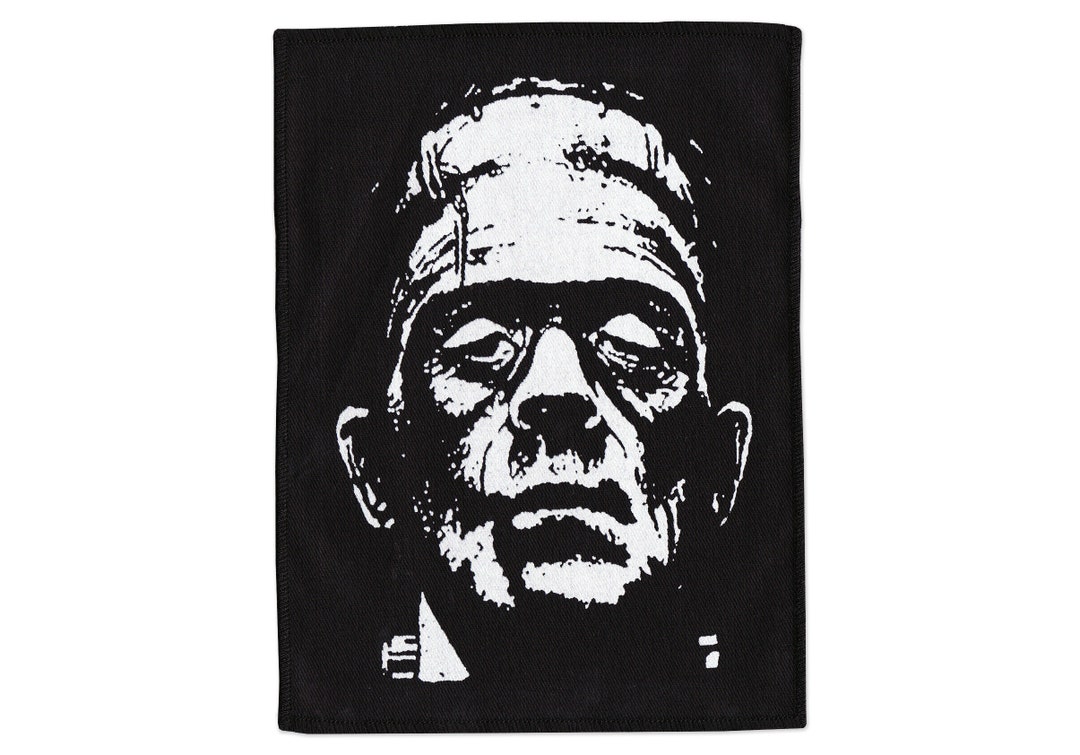 Frankenstein's Monster Screen Printed Sew-on Patch B-movie Horror ...