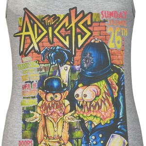 Womens Punk Tank Top the Adicts 1977 British Punk Police Droog - Etsy