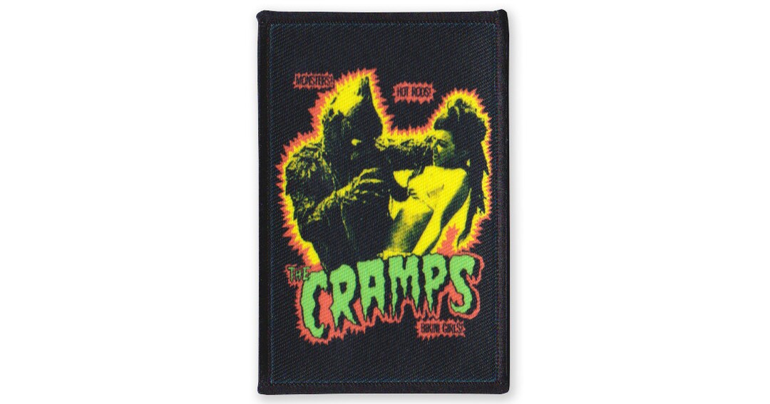 The Cramps Psychobilly Sew-on Patch Bikini Girls Creature Lagoon Horror ...