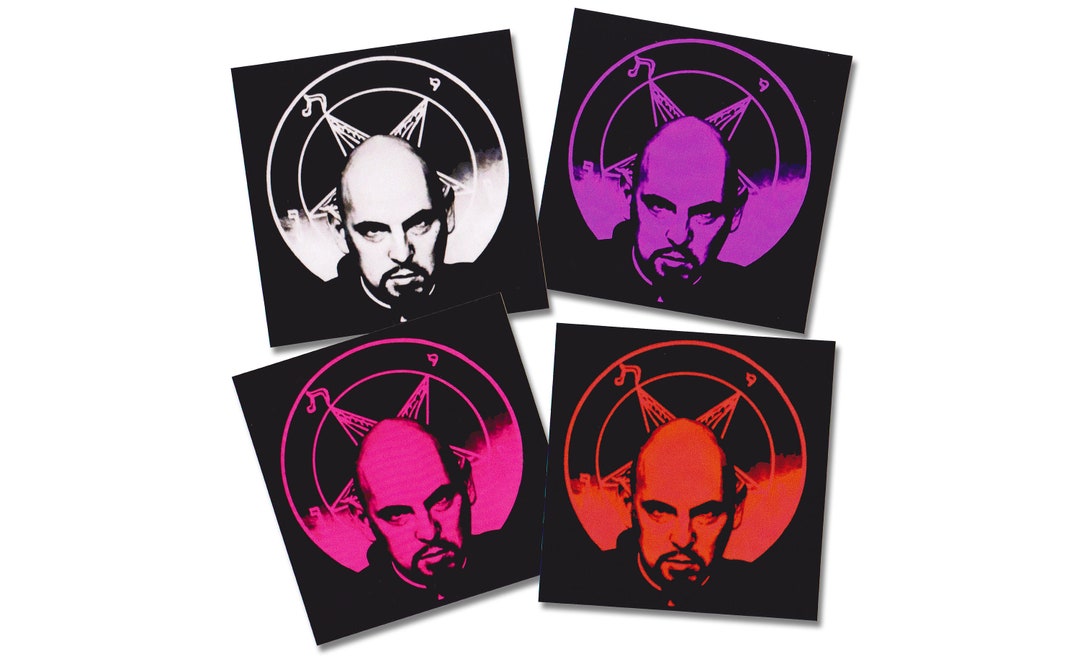 Anton Lavey Satanic Vinyl Sticker Decal Gothic Satan Occult Satanic ...