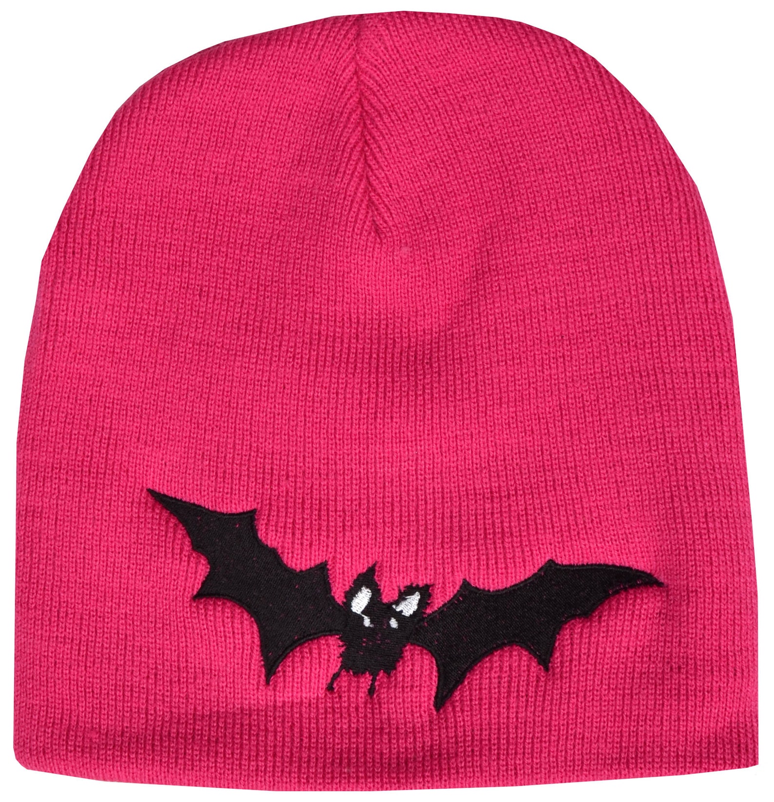 Pink Vampire Bat Beanie Halloween Gothic Hat Knitted Hat - Etsy