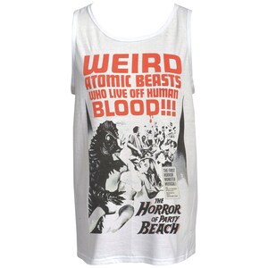 Mens Horror Tank Top B-movie Poster Horror Beach Atomic Monsters - Etsy