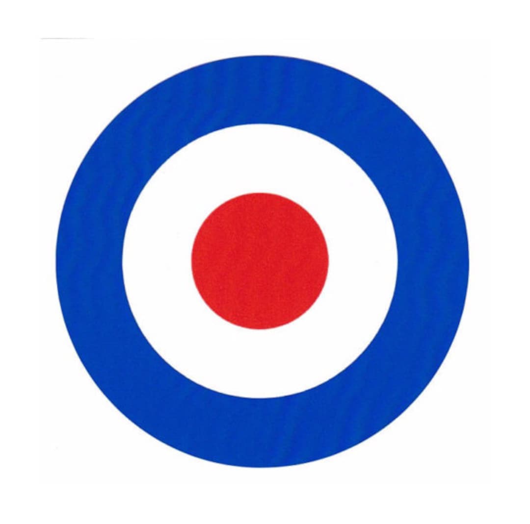 Mod Target Vinyl Sticker 60s Scooter the Jam Who RAF British Roundel - Etsy