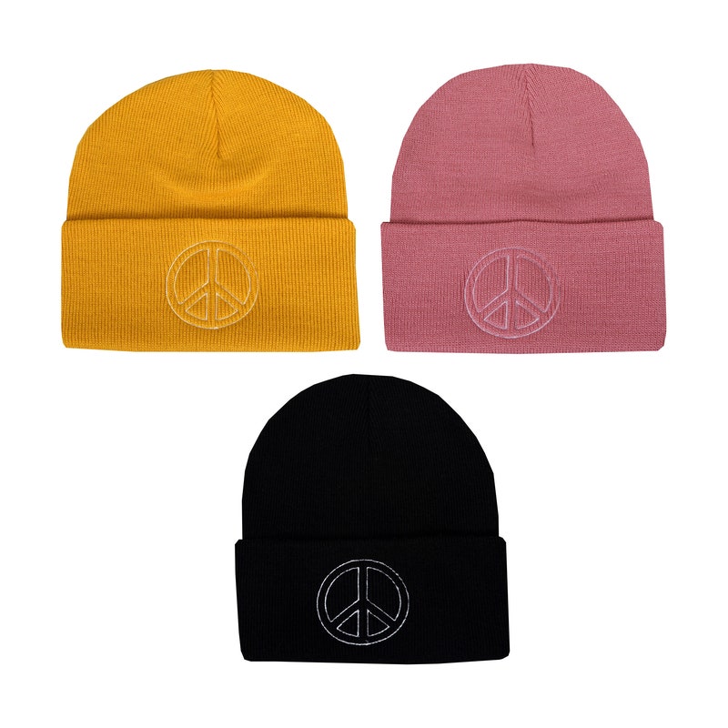 Knit Peace Sign - Etsy