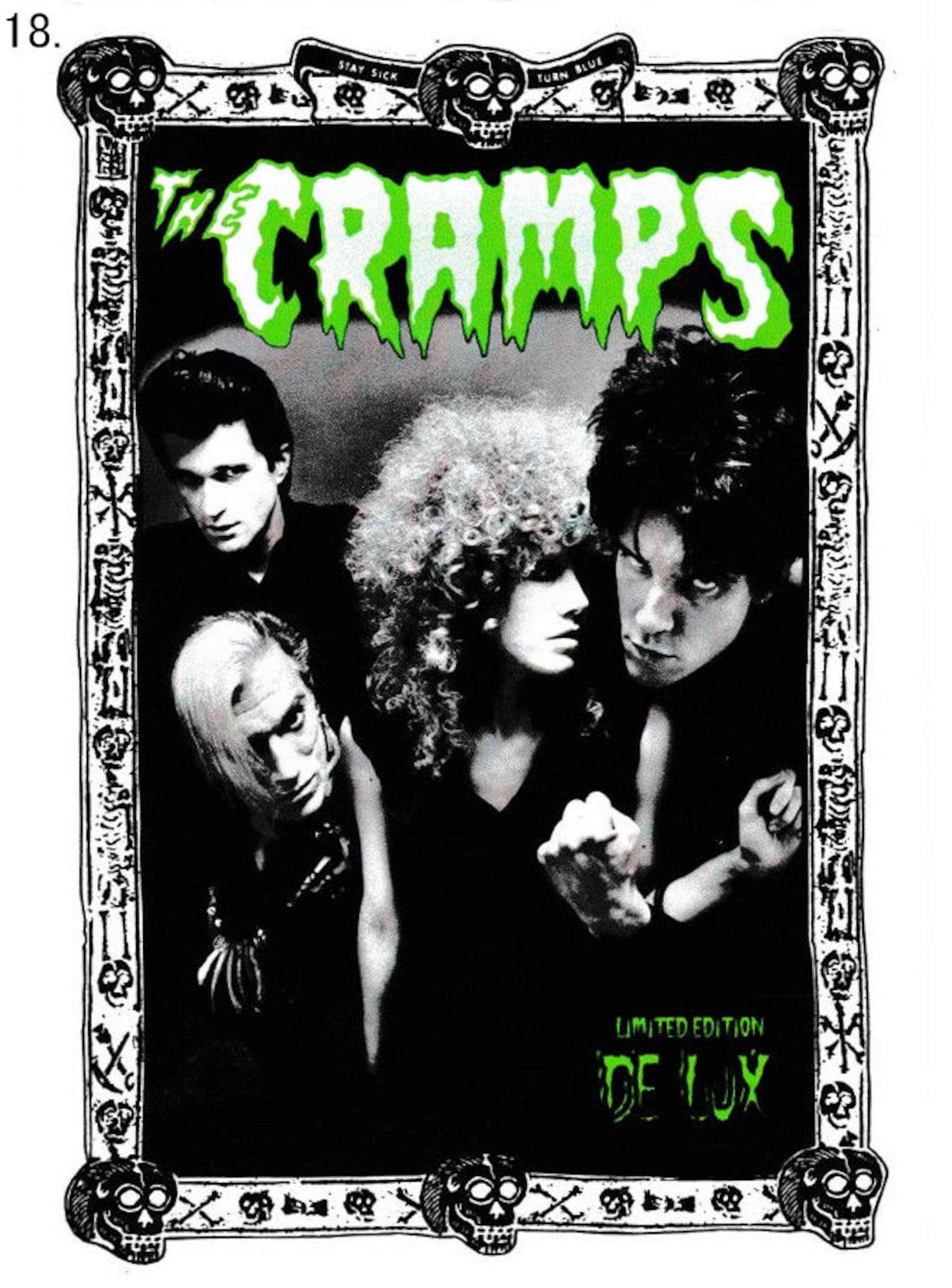 The Cramps Vinyl Sticker Psychobilly Garage Poison Ivy - Etsy Denmark