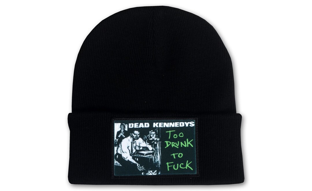 Dead Kennedys Punk Beanie Winter Warm Hat Too Drunk to F**k American - Etsy