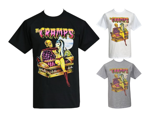 The Cramps Mens Psychobilly T-shirt Zombie Coffin Pin-up Punk - Etsy