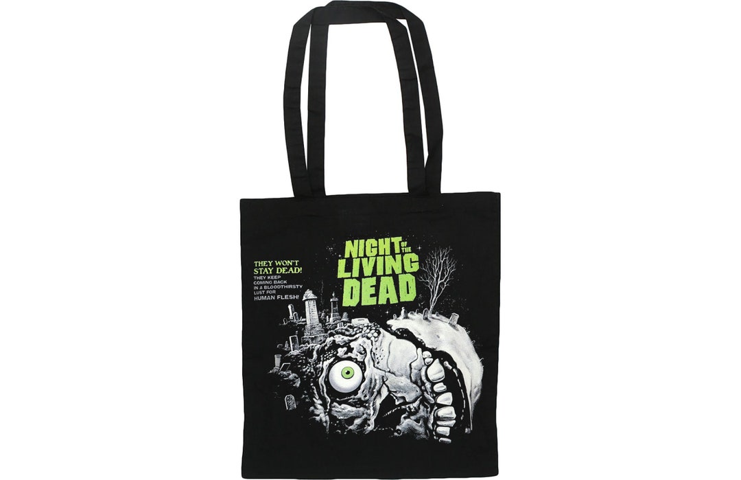 Night of the Living Dead Horror Tote Bag Reusable Shopper Eco Friendly ...