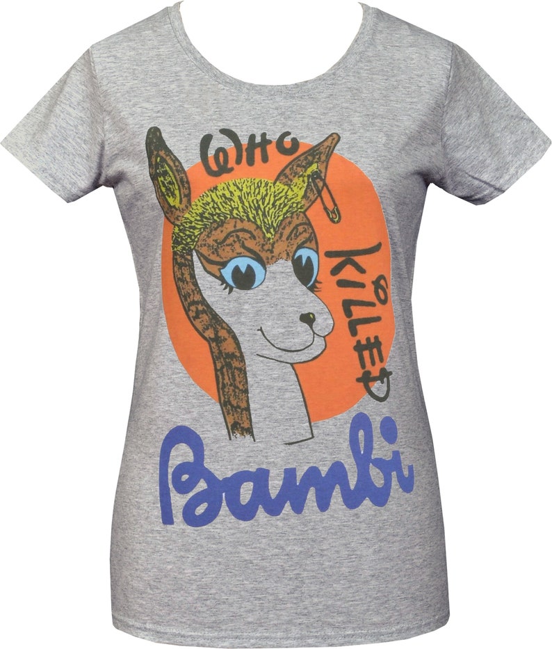 Womens Seditionaries T-shirt Who Killed Bambi Original Punk | Etsy