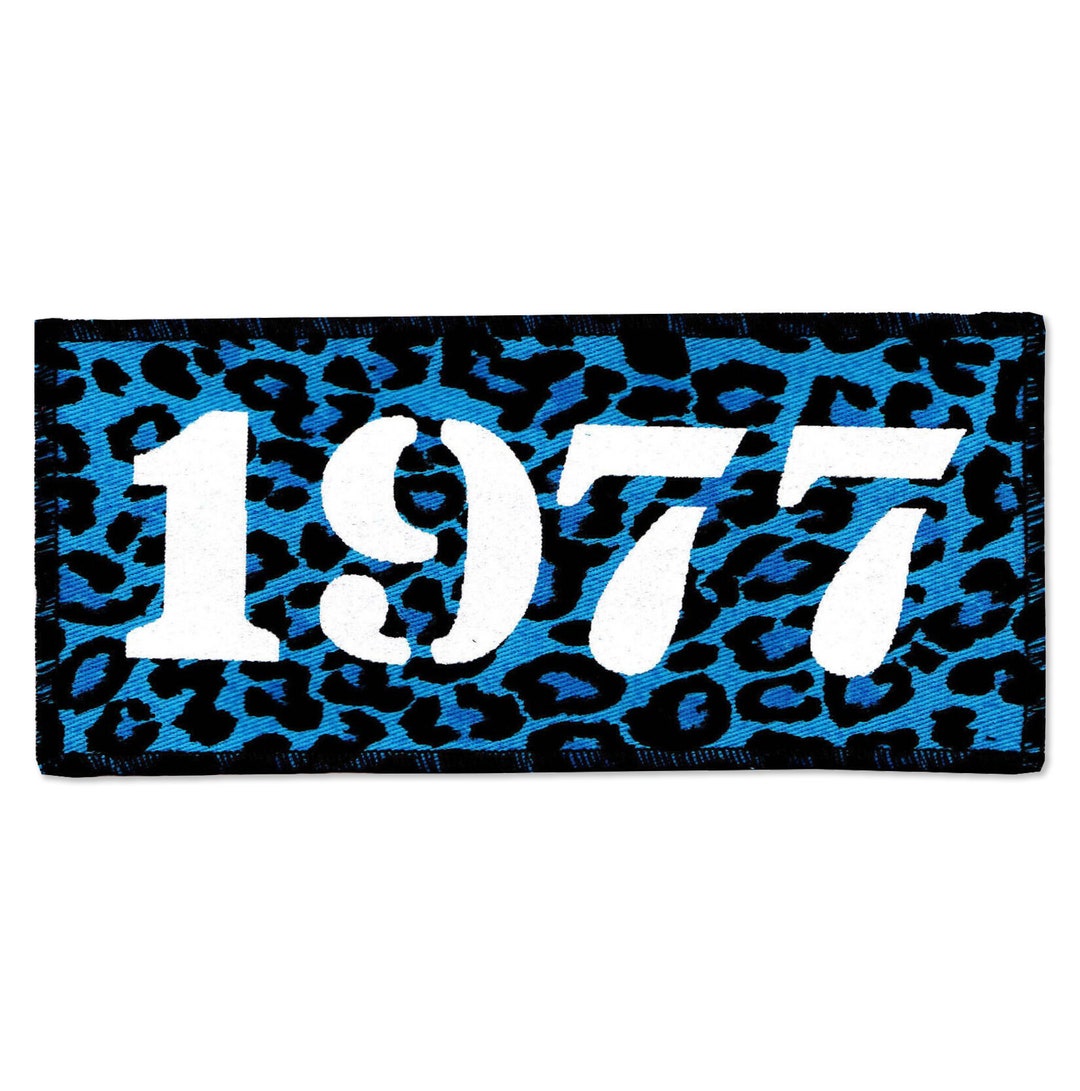 1977 Blue Leopard Print Punk Rock Sew-on Patch SEDITIONARIES Print - Etsy