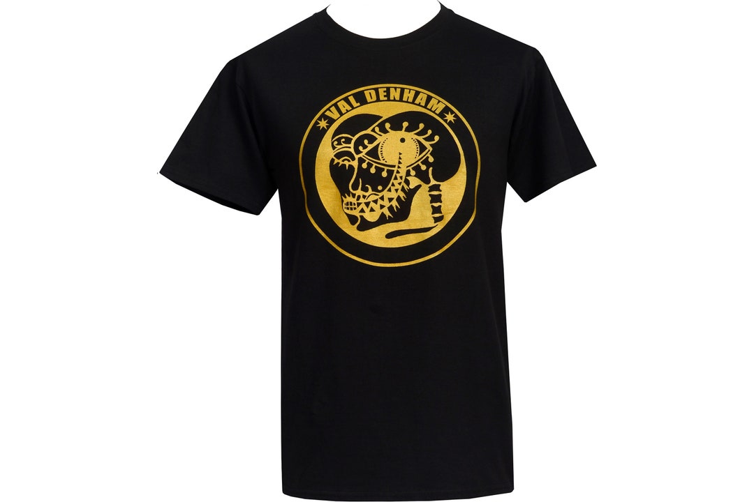 Men's T-shirt Val Denham Trans Art Industrial Abstract Foetus Skull ...